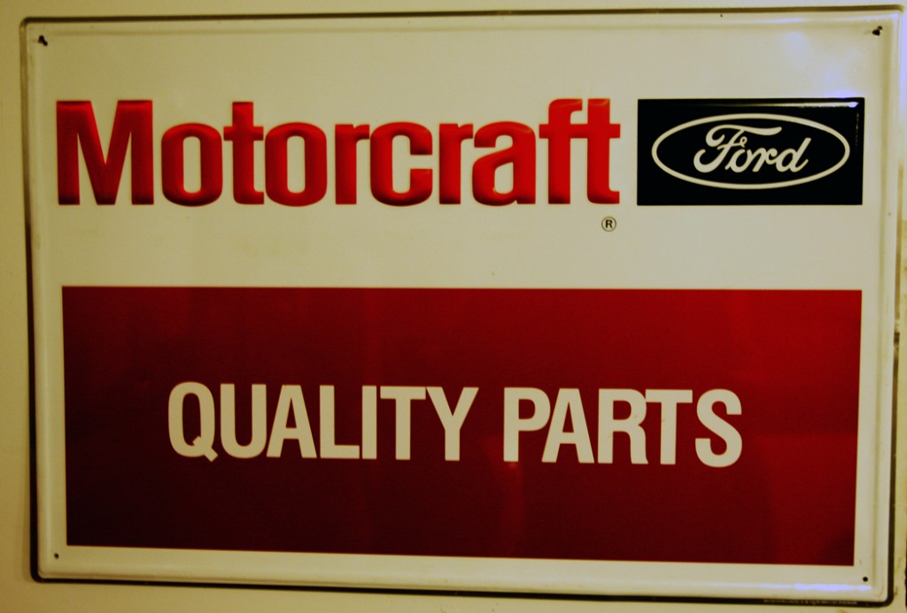 Ford Motorcraft Signs